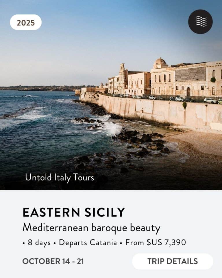 Untold Italy Tour Calendar